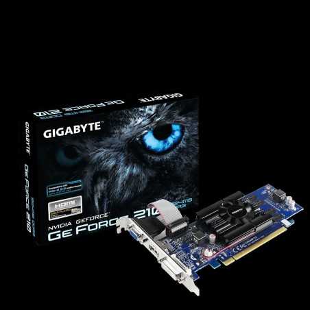 Placa video gigabyte nvidia geforce 210 gpu gt210 pci-e 2.0