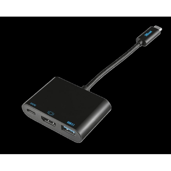 Adaptor trust usb-c multiport adapter specifications general height...